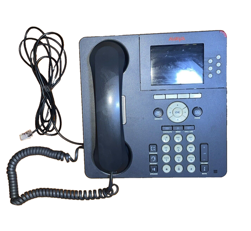 Office Phone Avaya 9640G Gigabit IP With Wall Cord & Riser Great ...