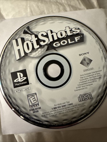 Hot Shots Golf (Sony PlayStation 1, 1998) 711719418825| eBay