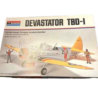 MONOGRAM Devastator TBD-I Torpedo-Bomber 1/48 Plastic Model | eBay