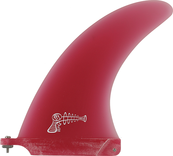 Ray Gun Fiberglass Center Fin 7.5" Red Surfboard FIN | eBay
