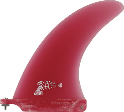 Ray Gun Fiberglass Center Fin 7.5" Red Surfboard FIN | eBay