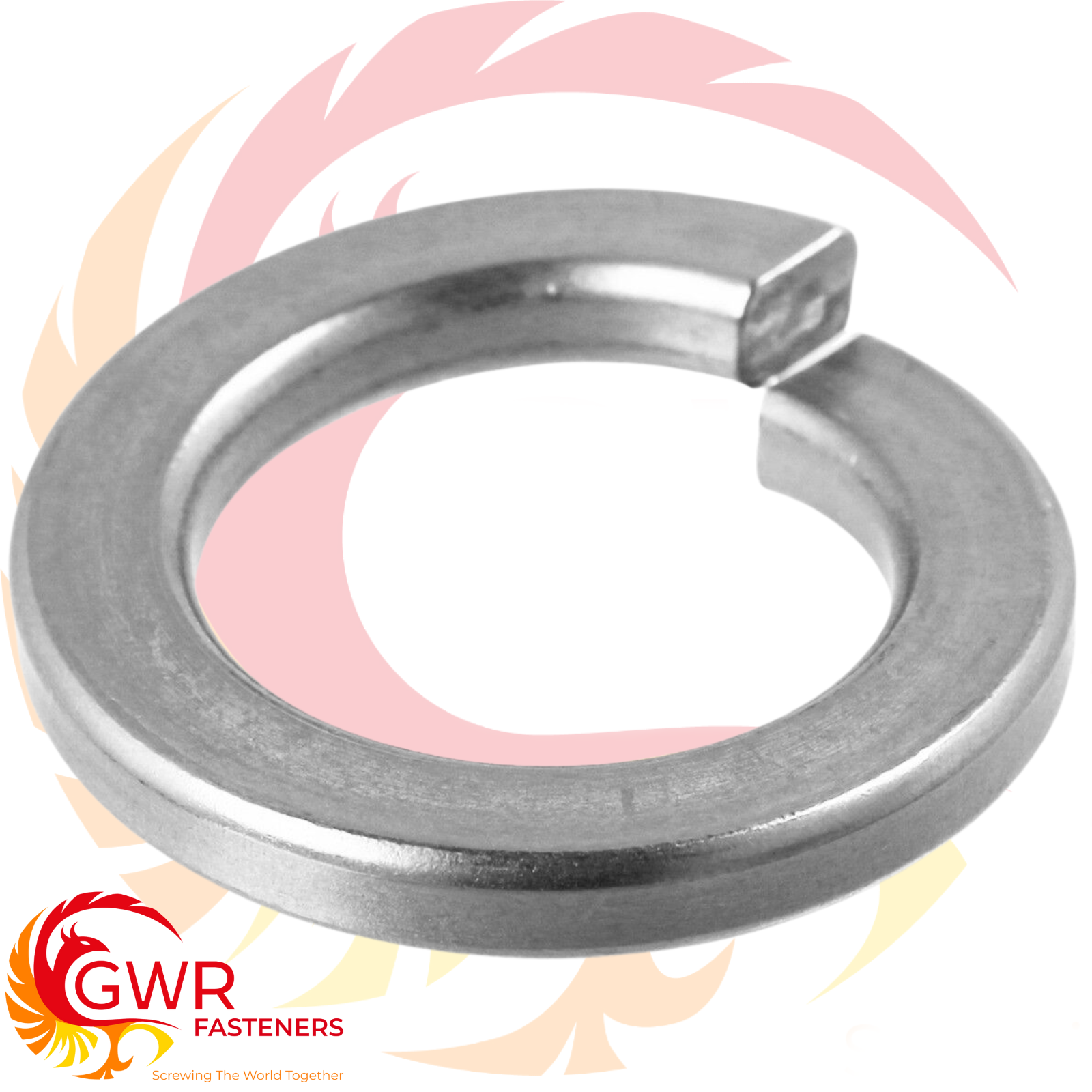 M1.6/1.6MM Rectangular Section Spring Washers DIN 127B A4 Stainless ...