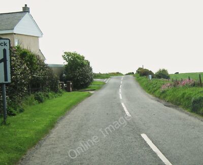 Photo 6x4 Junction of the B738 and a minor road to Leswalt Portslogan ...