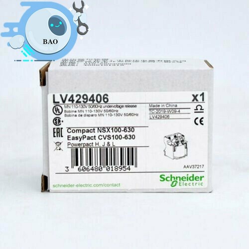 one Schneider MN110-130V 50/60HZ LV429406 Under voltage release ship ...