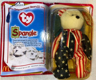 Spangle the bear Ty beanie babies Mcdonald’s 1999 NEW IN BOX | eBay