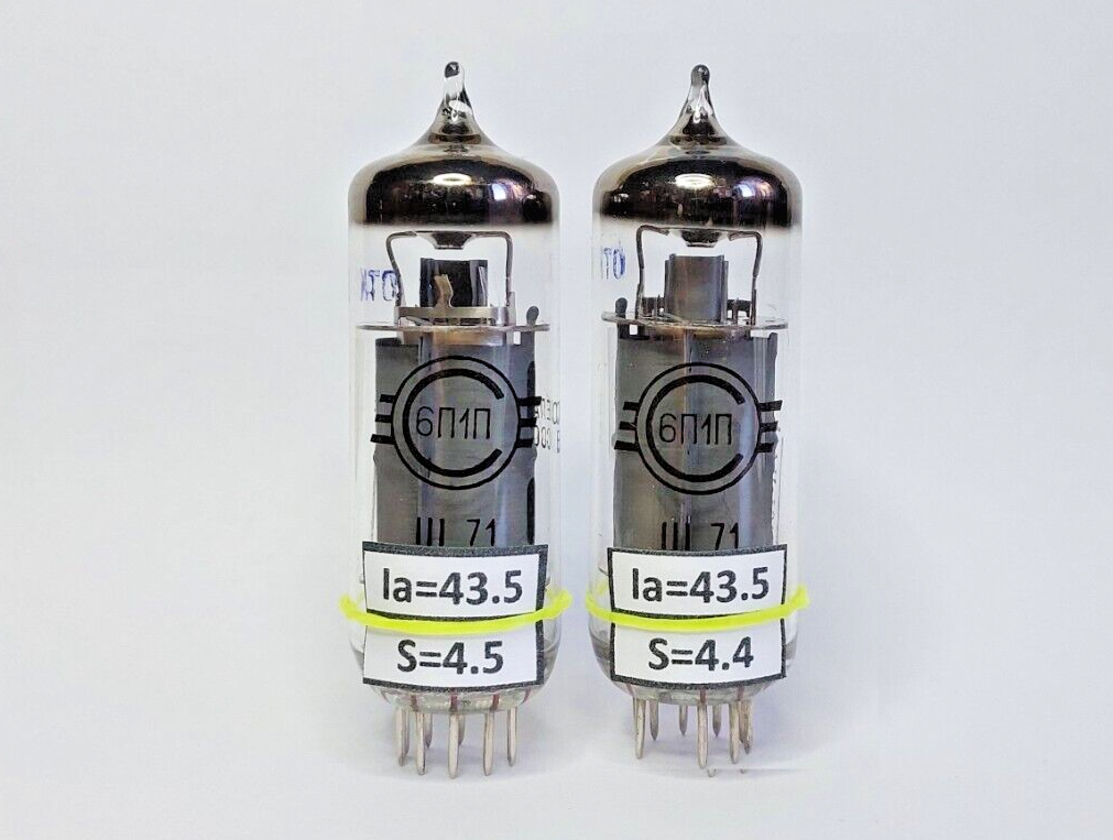 6P1P 6P1 MATCHED PAIR (2pcs) SVETLANA TUBES / VALVES NEW NOS | eBay