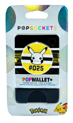PopSockets Popwallet Plus Niantic Pokémon Pikachu PopSocket Pop Wallet ...