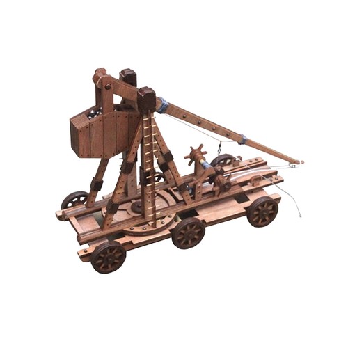 3D Wooden Puzzles DIY for Adults Trebuchet Science Building Kit Model ...