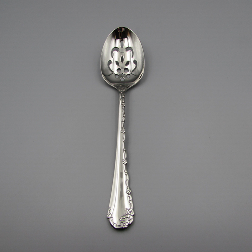 Oneida Stainless BELLE ROSE Slotted Serving Spoon New | eBay
