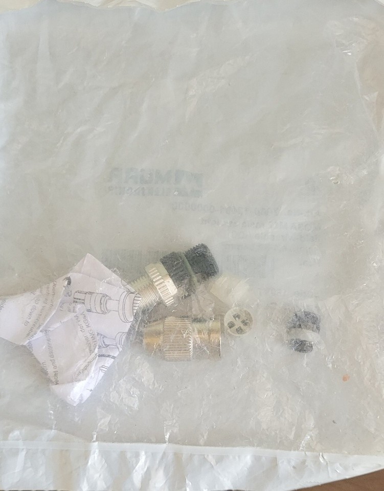 MURR ELEKTRONIK 7000-12491 M12 4 pin male connector - New | eBay