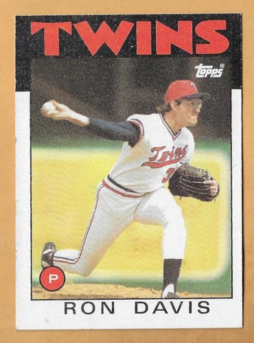 RON DAVIS MINNESOTA TWINS #265 - TOPPS NM-MT 1986 | eBay
