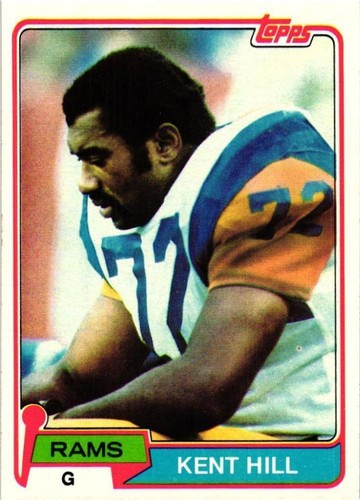 KENT HILL 1981 Topps Football #62 $1 Items MUST Buy 2 to Qualify ...