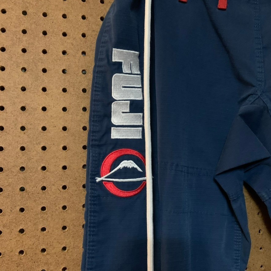 Fuji Jiu Jitsu Gi Pants A2 Navy Blue Martial Arts Clothing Adjustable ...