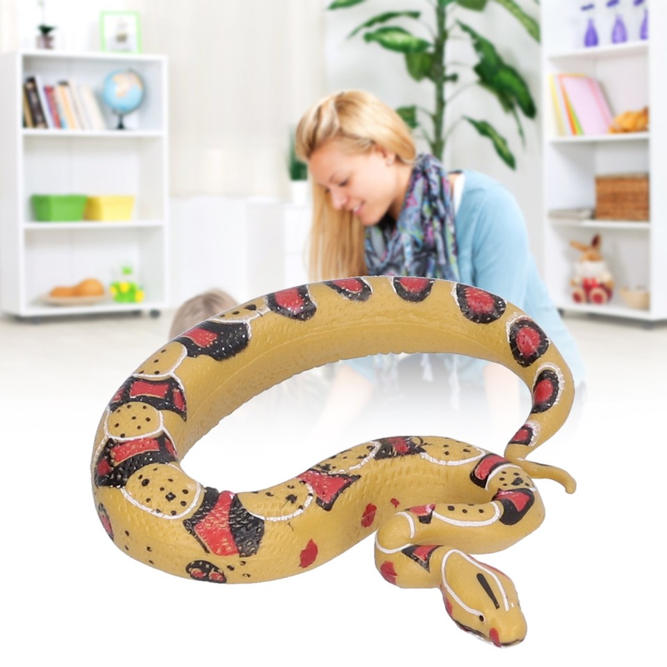 Fake Snake Figure Toys Plastic Lifelike Wildlife Snake Model Toys ...