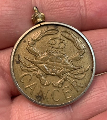 Cancer 69 Astrology Zodiac Wheel Southern Comfort Lucky Drink Coin ...