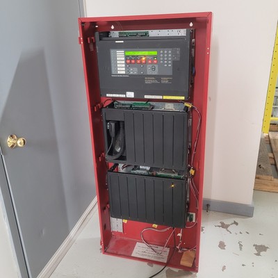 Simplex 4100 TrueAlarm Fire Alarm Control Panel Cabinet Assembly TESTED ...