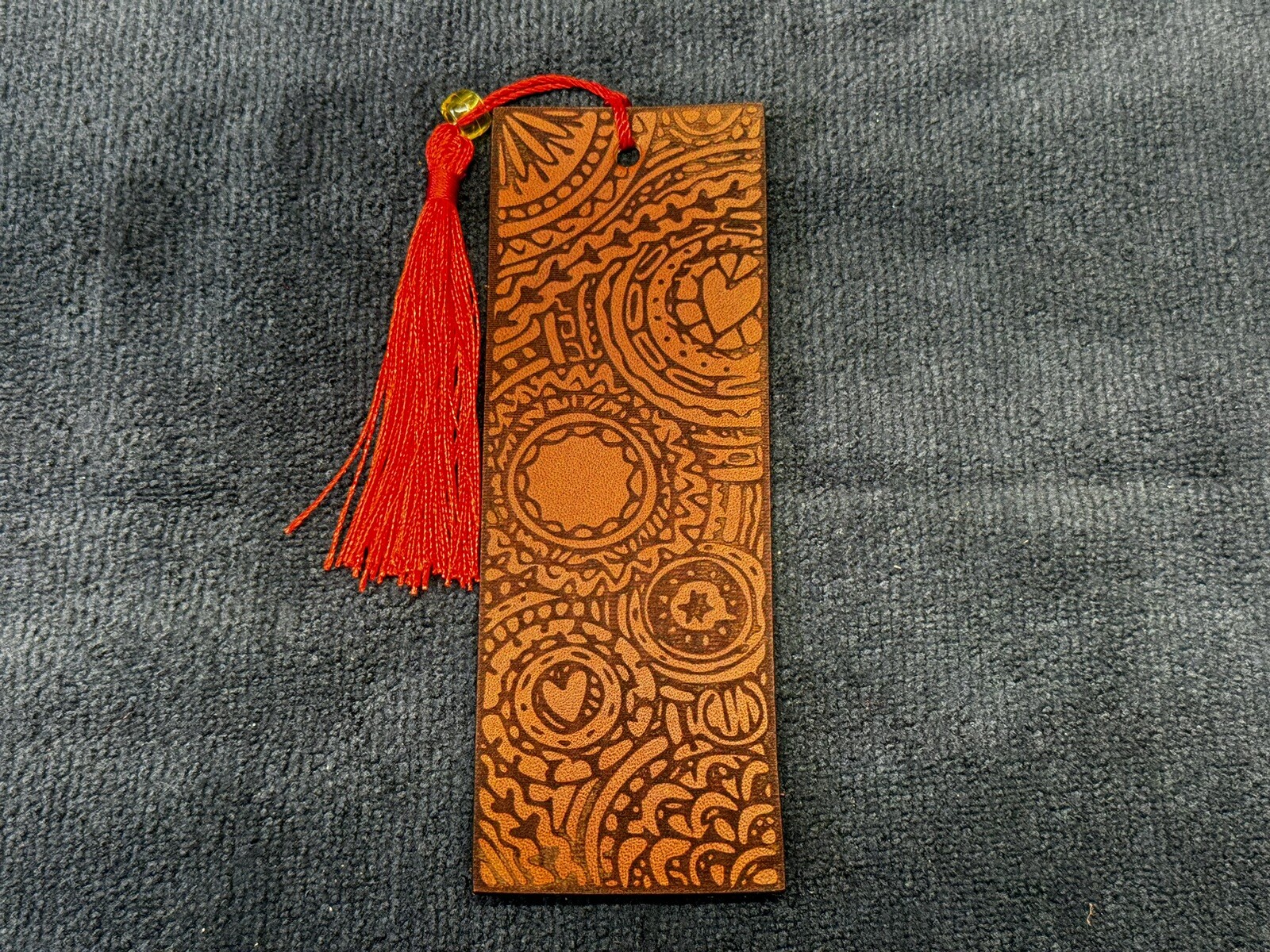 Custom Laser Engraved Genuine Leather Bookmark | eBay