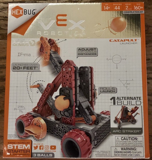 HEXBUG Vex Robotics Catapult Launcher Stem Ed Construction Kit 2108116 ...