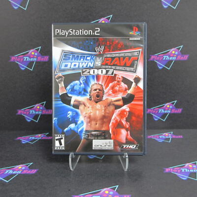 WWE SmackDown vs Raw 2007 PS2 PlayStation 2 - Complete CIB | eBay