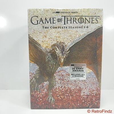 Game of Thrones: Seasons 1-6 (DVD 2016 HBO) Box Set - New/Sealed | eBay