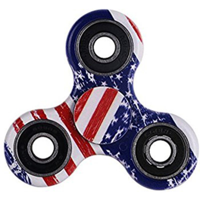Fidget Spinner - Classic PVC in Designer Prints,Brushed Steel Bearing ...