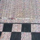 Multiflex Designs? Checkers 27x27 Fabric Game Board Mat Black White ...