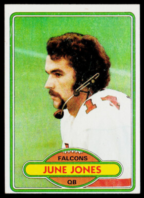 1980 Topps June Jones #182 Atlanta Falcons | eBay