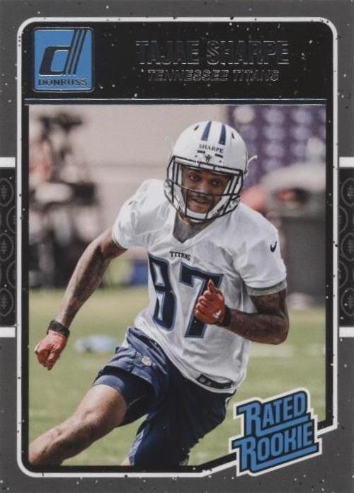 2016 Donruss - Rated Rookies Tajae Sharpe #395 (RC) for sale online | eBay