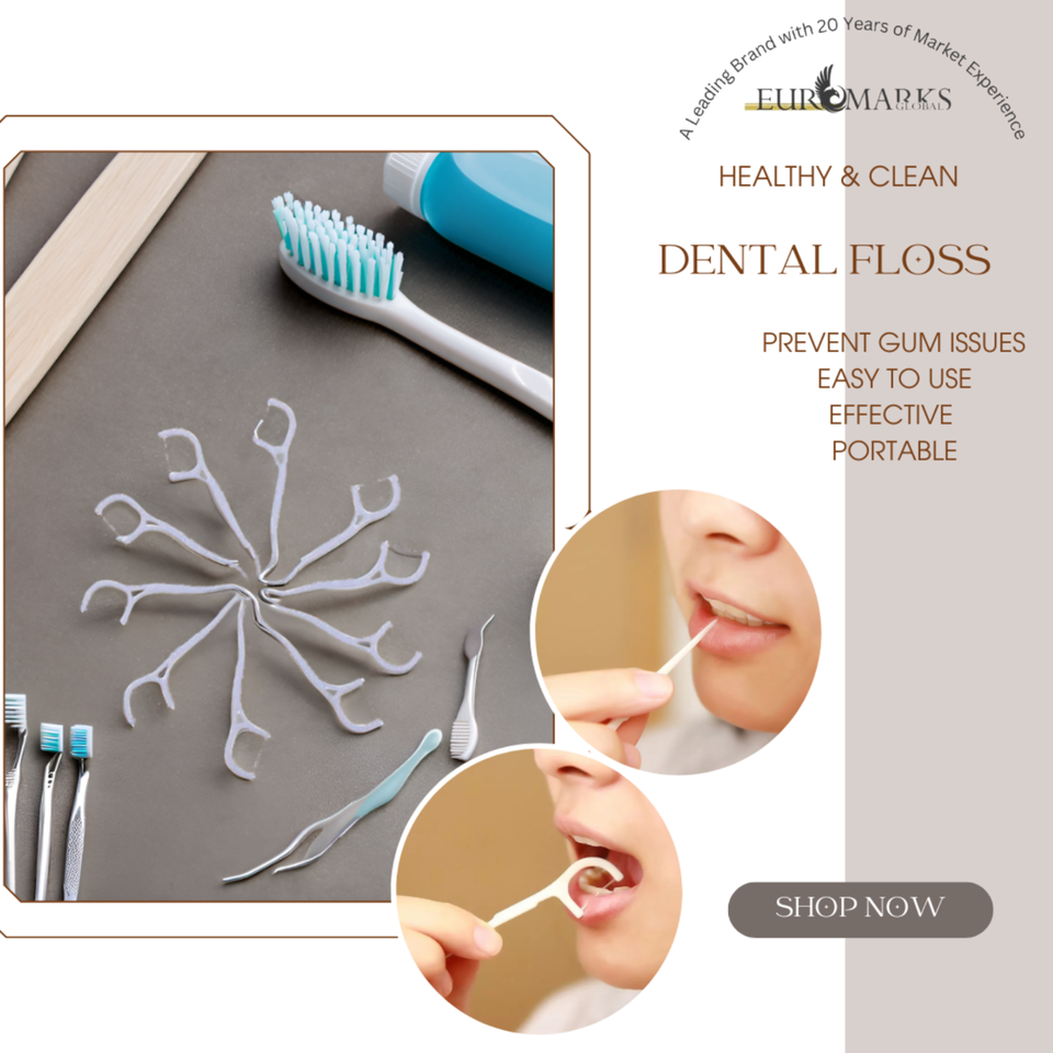 200 x Dental Floss Sticks Tooth Floss Oral Care Plaque Remover New ...