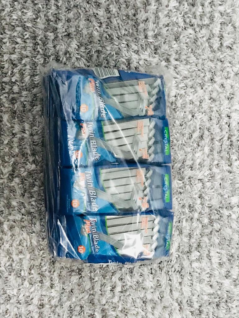 12 Packs of 10 total (120) Comfort Coated Twin Blade Total Disposable ...
