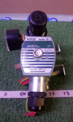 1 USED ASCO 8320G174 SOLENOID VALVE ASSY w/ R07-219-RGKA ***MAKE OFFER ...