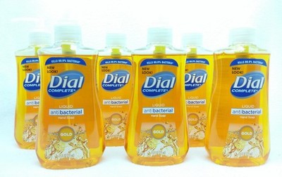 6 x7.5 oz. Dial Complete GOLD Liquid Hand Soap Wash Pump AntiBacterial ...