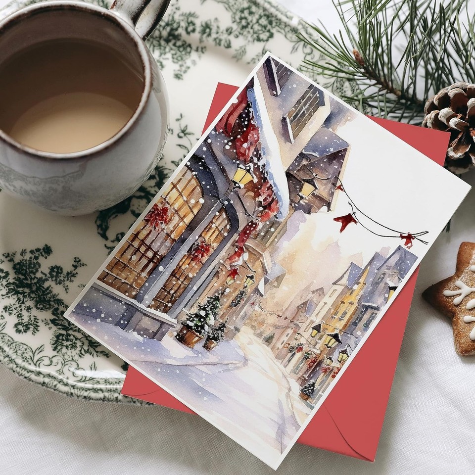 30 Exquisite Vintage Christmas Cards - Perfect Holiday Greetings for ...