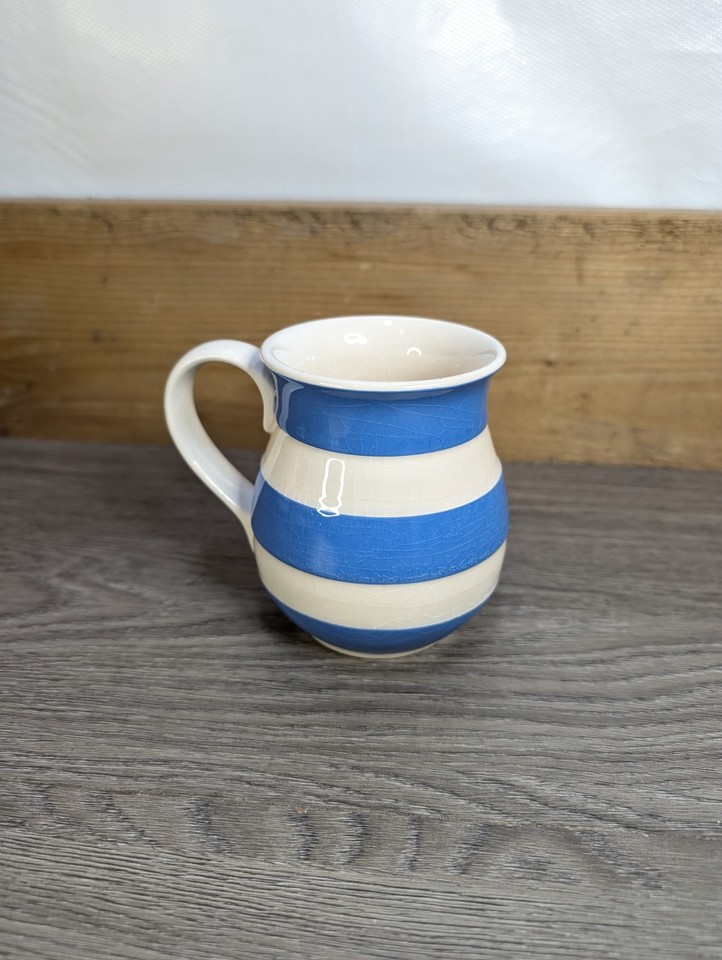T.G. Green Original Cornishware RARE Bulbous Shaped MUG - Vintage ...