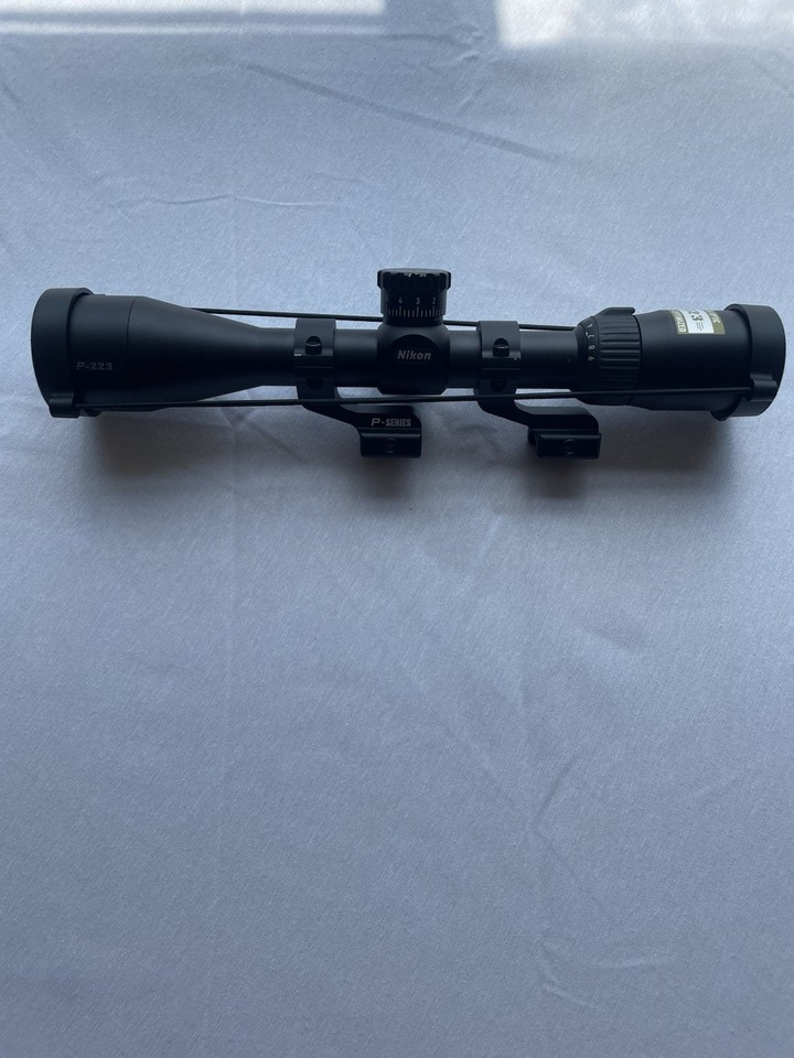 Nikon P-223 3-9X40BDC 600 Reticle Black Matte Rifle Scope PR31 Caps And ...