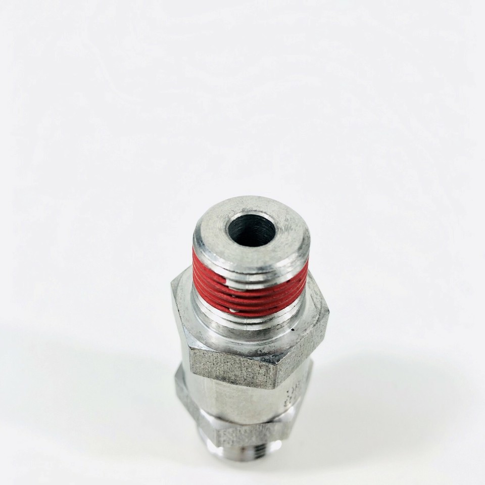 DETROIT DIESEL 23516918 FUEL CHECK VALVE OEM, FLEARED 8 X 3/8" NPT MALE ...