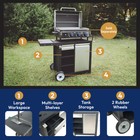 Razor Universal Rolling Prep Cart for Portable Outdoor Griddle and ...