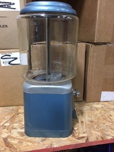 Antique Oak Acorn 11 lb Round Glass Globe Gumball Candy Nut vending ...