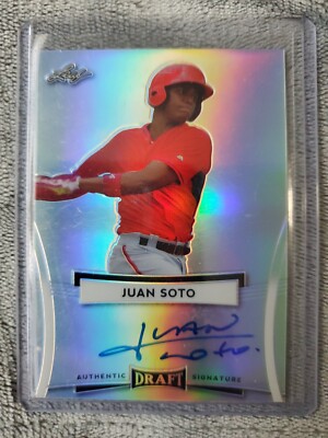 Juan Soto 2017 Leaf Draft Signature | eBay