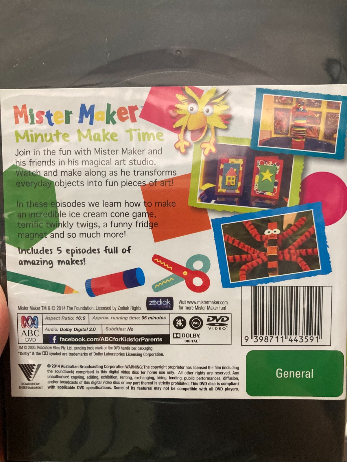Mister Maker - Minute Make Time region 4 DVD (kids tv series) 5 ...