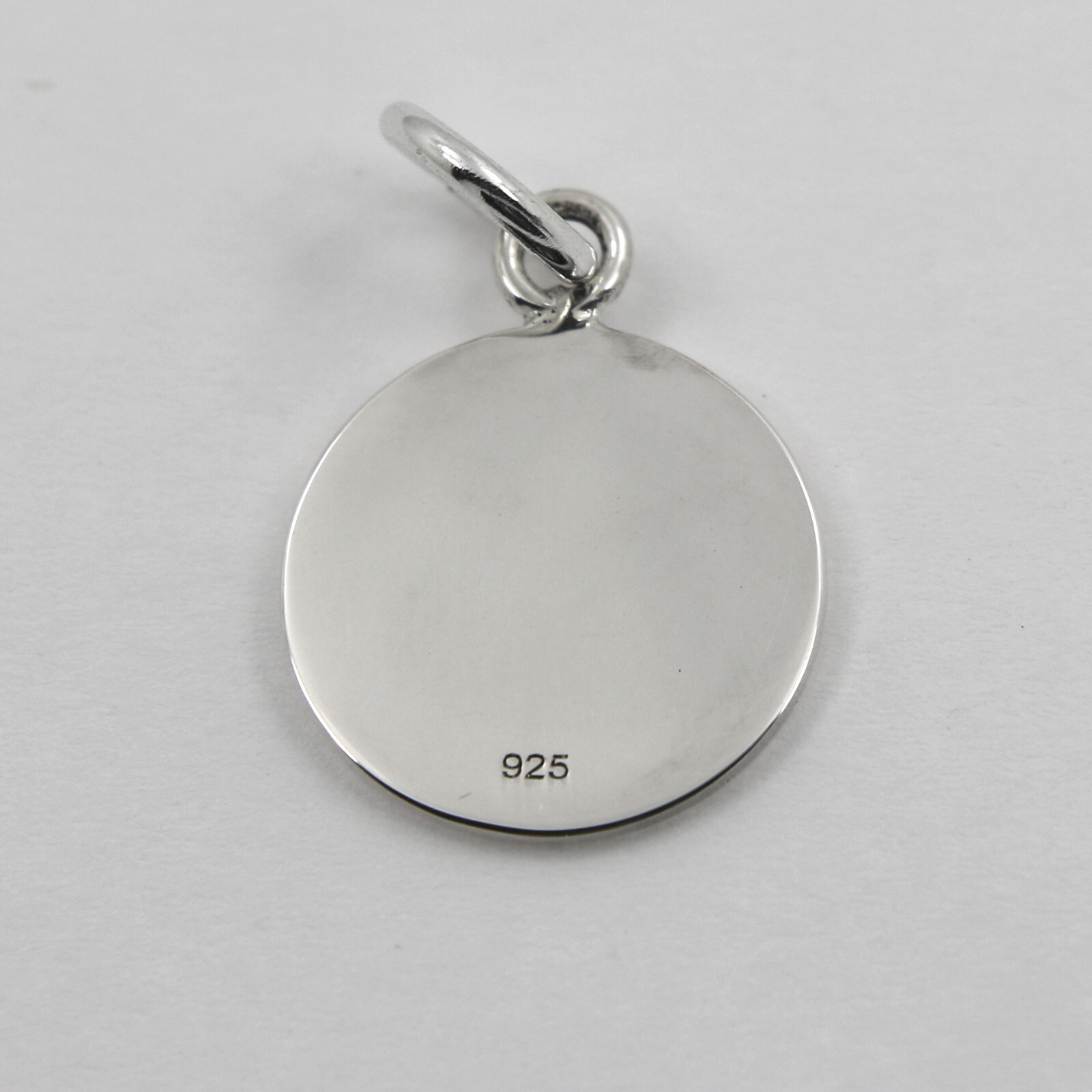 Sterling Silver Monogrammed Personalized Engraved Round Disc Pendant | eBay