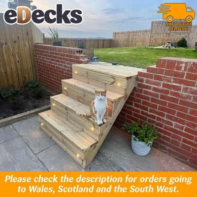 The Complete Stair Stringer Kit, 2-12 Steps, Cheap Decking Treated ...