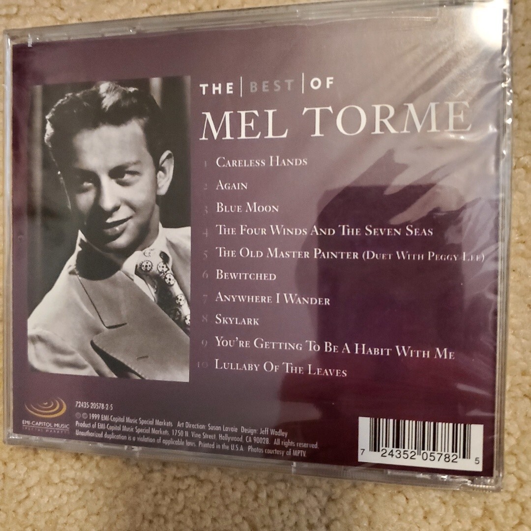 Best of Mel Tormé [EMI-Capitol Special Markets] by Mel Tormé (CD, Aug ...