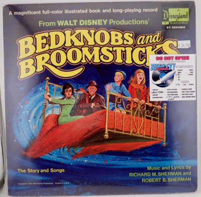 Disney’s BEDKNOBS & BROOMSTICKS LP Vinyl 1971 ST-3804 With Book Disney NM LP-23 | eBay
