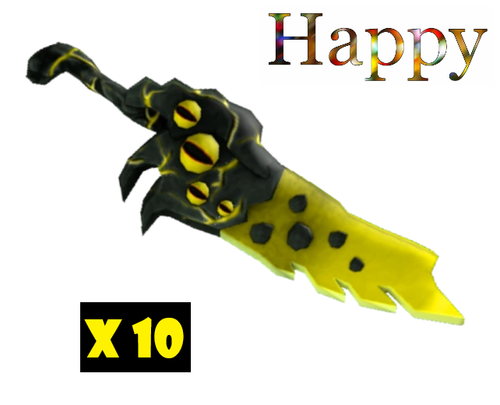 YELLOW SEER X 10💛🖤FAST DELIVERY💛🖤MM2 MURDER MYSTERY 2💛🖤ROBLOX GODLY ...