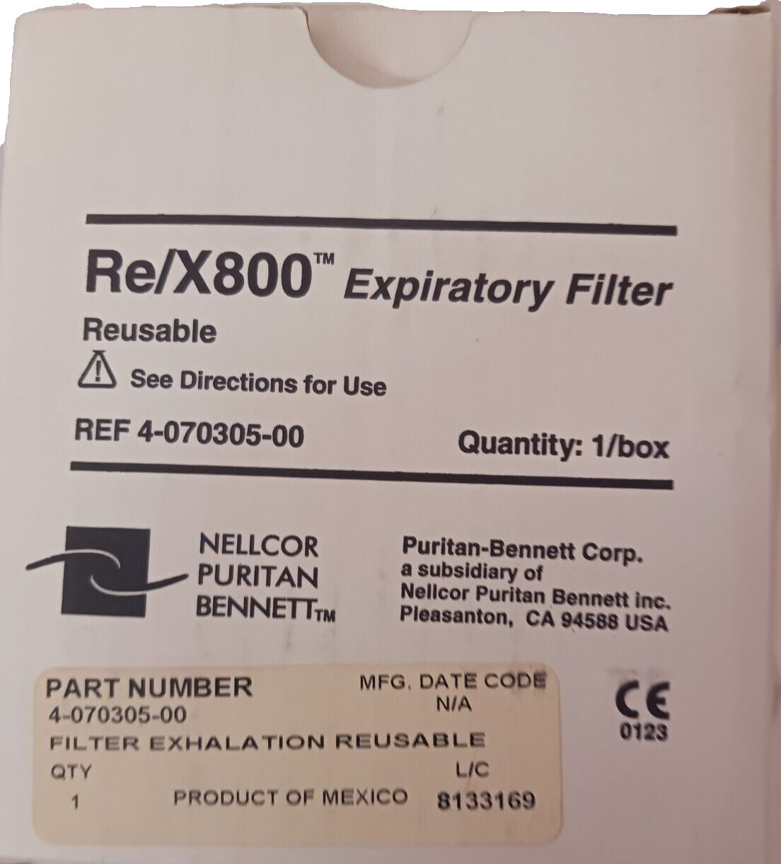 Nellcor Puritan Bennett Expiratory One Filter Re/800 For PB849( New) | eBay