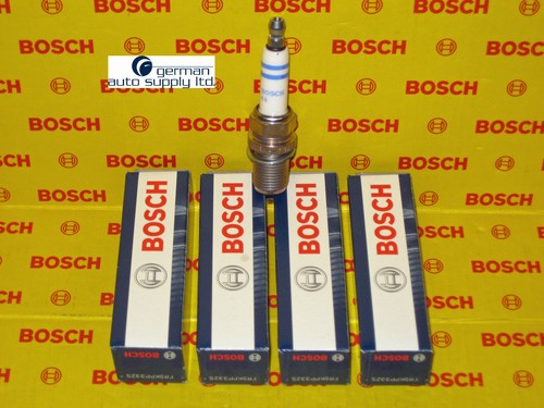 BOSCH Audi - Volkswagen 4 Piece Spark Plug Set - 0242245576, FR5KPP332S ...