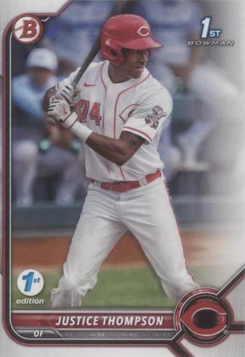 2022 Bowman 1st Edition - Justice Thompson #BPPF-59 (RC) for sale ...
