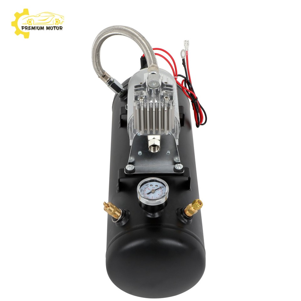 1.5 Gal Air Tank 150 Psi Compressor Onboard System Kits Train Horn 12V ...