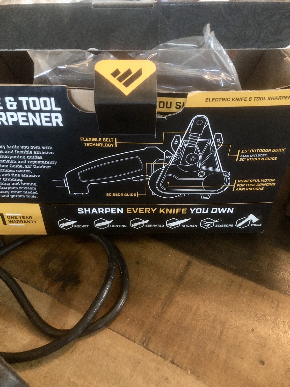 WORK SHARP Knife And Tool Sharpener Model WSKTS w/ Belts & Guide | eBay